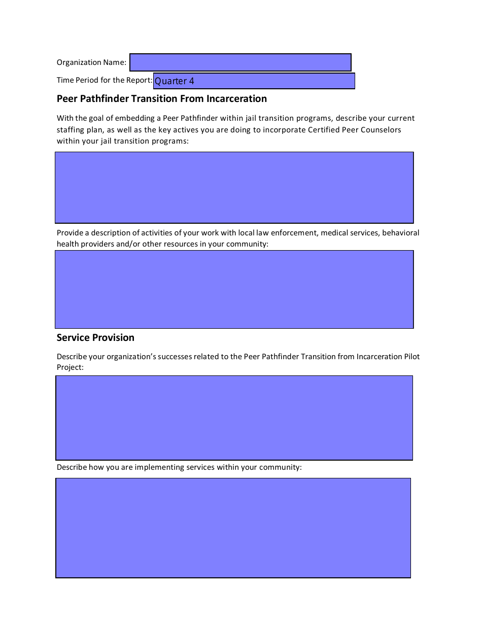 Washington Peer Pathfinder Transition From Incarceration - Fill Out ...