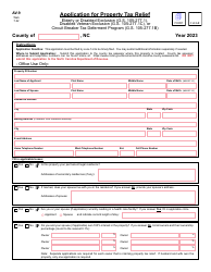 Form AV-9 Download Fillable PDF or Fill Online Application for Property ...