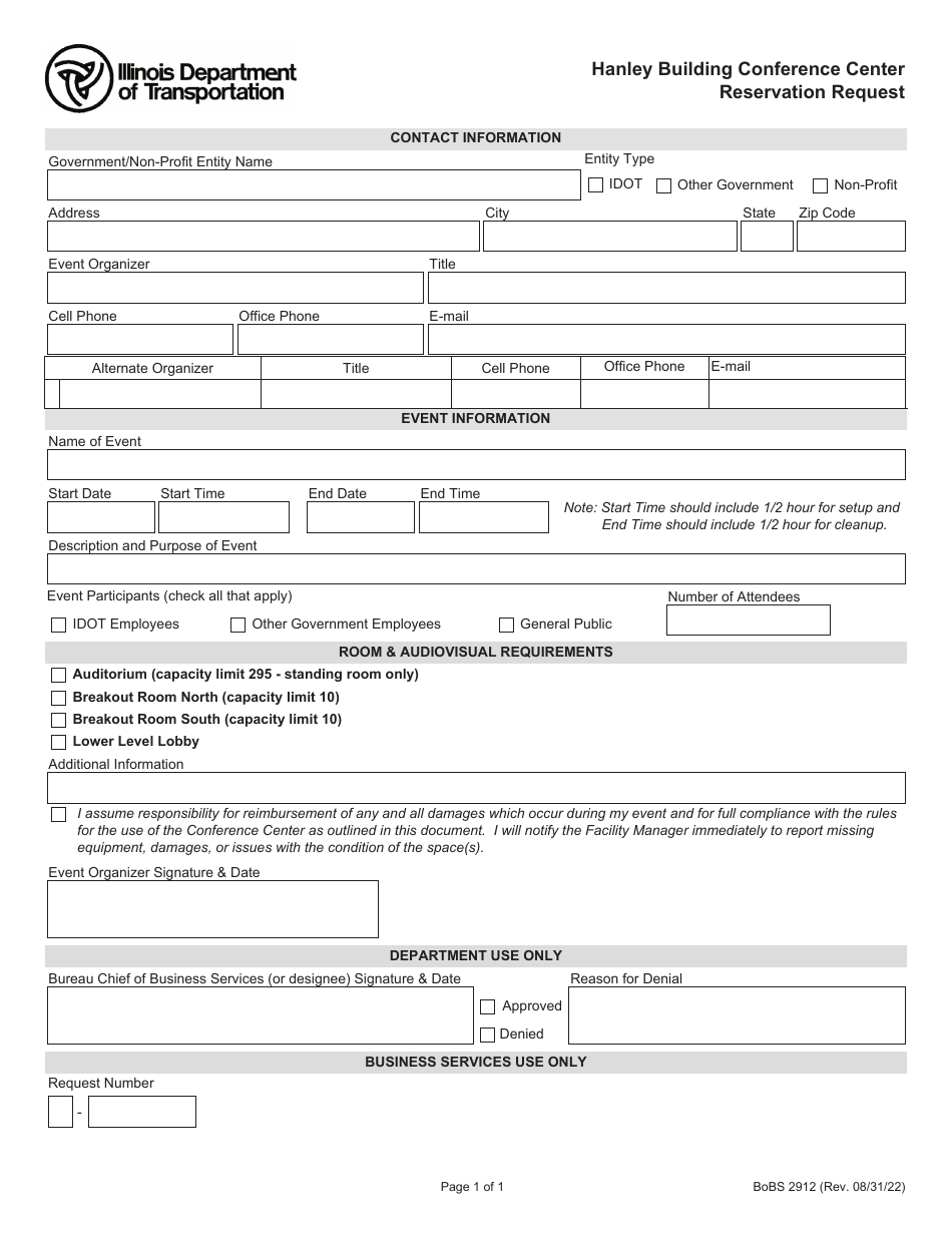 Form BoBS2912 - Fill Out, Sign Online and Download Fillable PDF ...
