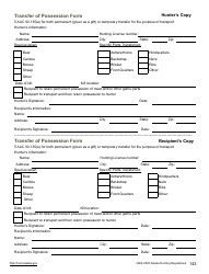 2021 Alaska Transfer of Possession Form Download Printable PDF ...