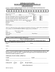 Form NSP455 - Fill Out, Sign Online and Download Printable PDF ...