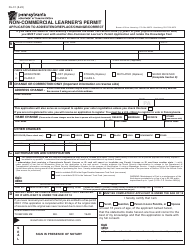 Form DL-180 Download Fillable PDF or Fill Online Non-commercial Learner ...