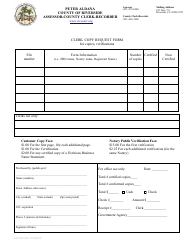 Form ACR410 Download Fillable PDF or Fill Online Clerk Copy Request ...