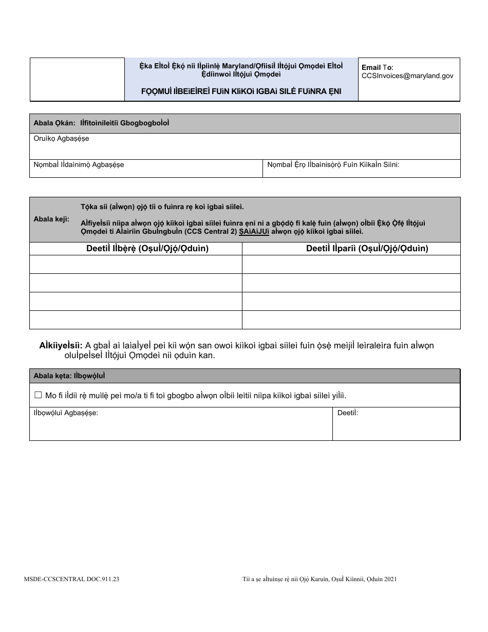Form DOC.911.23 - Fill Out, Sign Online and Download Fillable PDF ...