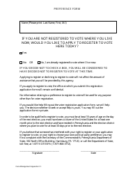 Appendix C.1 Download Printable PDF or Fill Online Preference Form ...