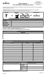 New Brunswick Canada Total Parenteral Nutrition Application - Fill Out ...