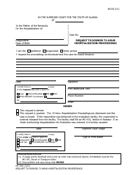 Form MC-505 - Fill Out, Sign Online and Download Fillable PDF, Alaska ...