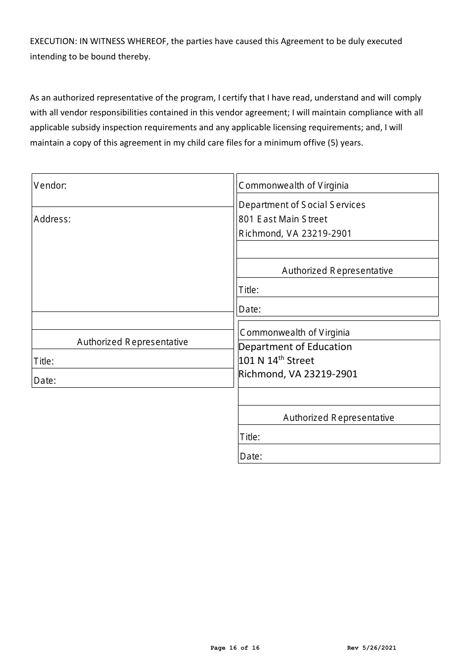 Virginia Child Care Center Vendor Agreement Child Care Subsidy virginia-child-care-center-vendor-agreement-child-care-subsidy