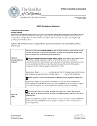 California Iolta Compliance Statement Download Fillable PDF ...