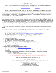 Form 603 - Fill Out, Sign Online and Download Printable PDF, Nevada ...