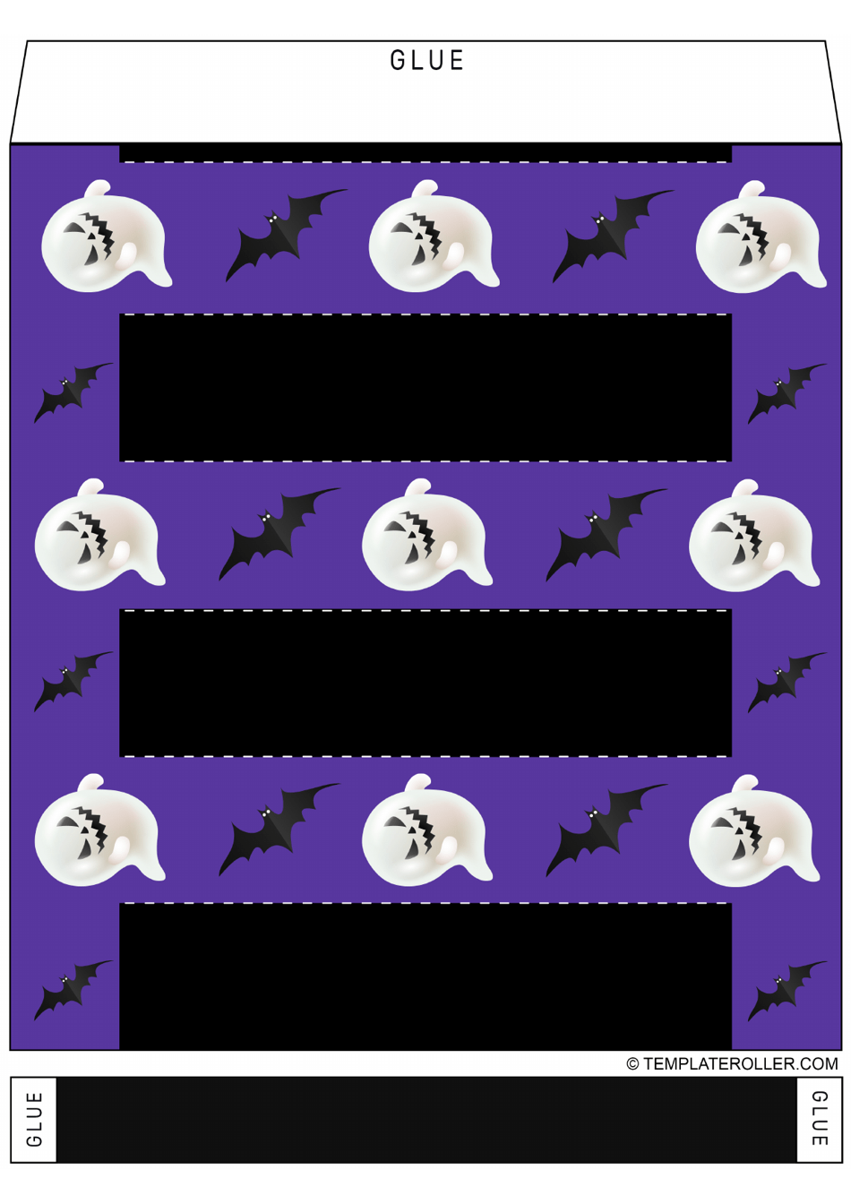 Halloween Lantern Template - Ghosts Download Printable PDF | Templateroller