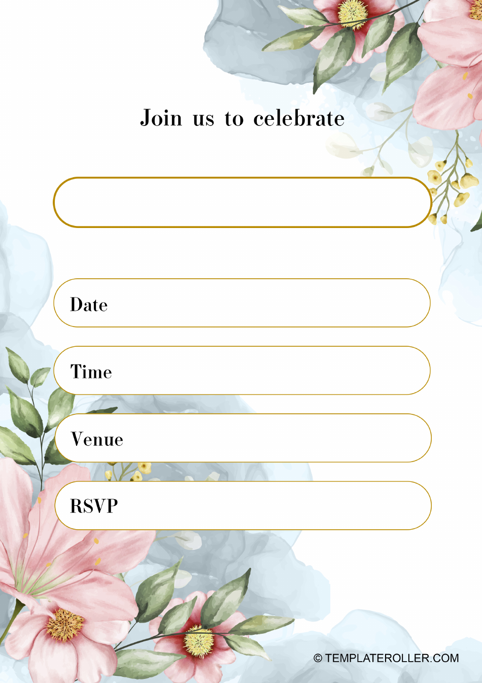 Event Invitation Template - White Download Printable PDF | Templateroller