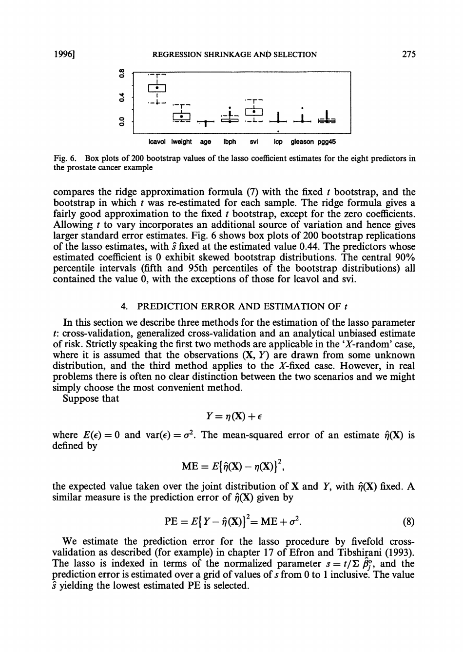 Regression Shrinkage And Selection Via The Lasso Robert Tibshirani