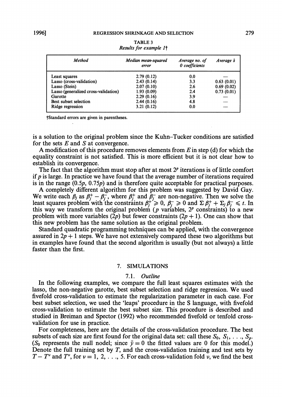 Regression Shrinkage And Selection Via The Lasso Robert Tibshirani