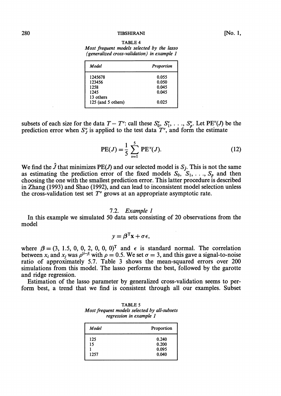Regression Shrinkage And Selection Via The Lasso Robert Tibshirani