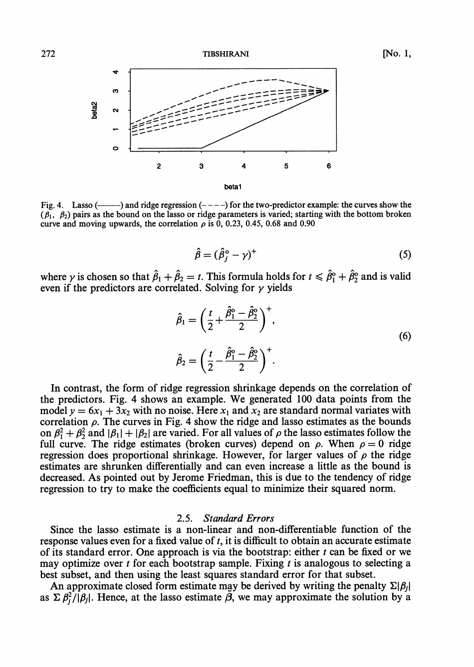 Regression Shrinkage and Selection via the Lasso - Robert Tibshirani ... Regression Shrinkage and Selection via the Lasso - Robert Tibshirani ...