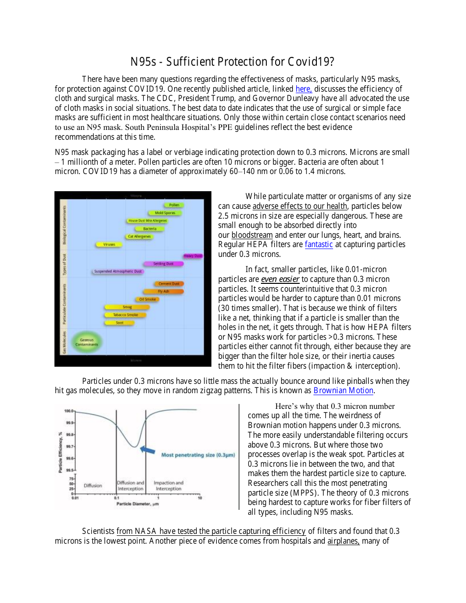 N95s - Sufficient Protection for Covid19? Download Printable PDF ...