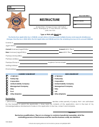 Arizona Restructure Application - Fill Out, Sign Online and Download ...