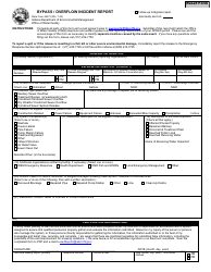 State Form 48373 Download Fillable PDF or Fill Online Bypass/Overflow ...