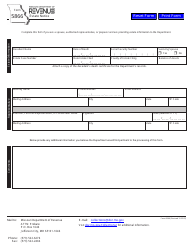 Form 5866 - Fill Out, Sign Online and Download Fillable PDF, Missouri ...