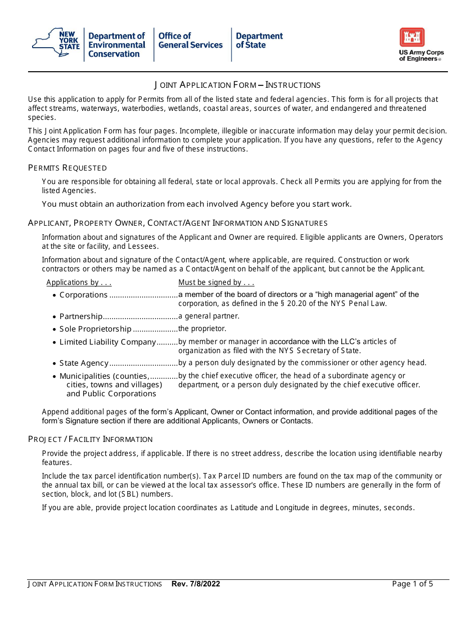 Download Instructions for Joint Application Form PDF | Templateroller