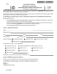 Form C-245 - Fill Out, Sign Online and Download Fillable PDF, South ...