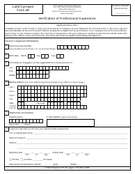 Land Surveyor Form 4A - Fill Out, Sign Online and Download Printable ...