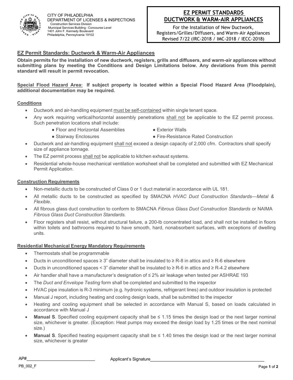 Form PB_002_F - Fill Out, Sign Online and Download Printable PDF, City ...