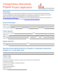 Washington Dc Department of Transportation Forms PDF templates ...