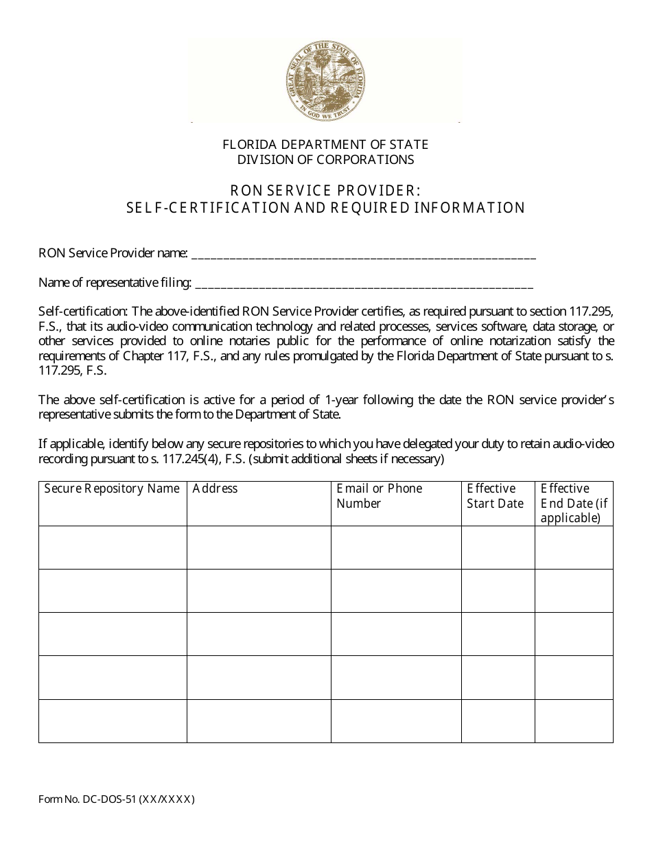 Form DC-DOS-51 - Fill Out, Sign Online and Download Printable PDF ...