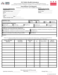 Washington, D.C. Surveillance Test Request - Fill Out, Sign Online and ...