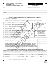 Form BUS-EST Download Fillable PDF or Fill Online Business Tax ...