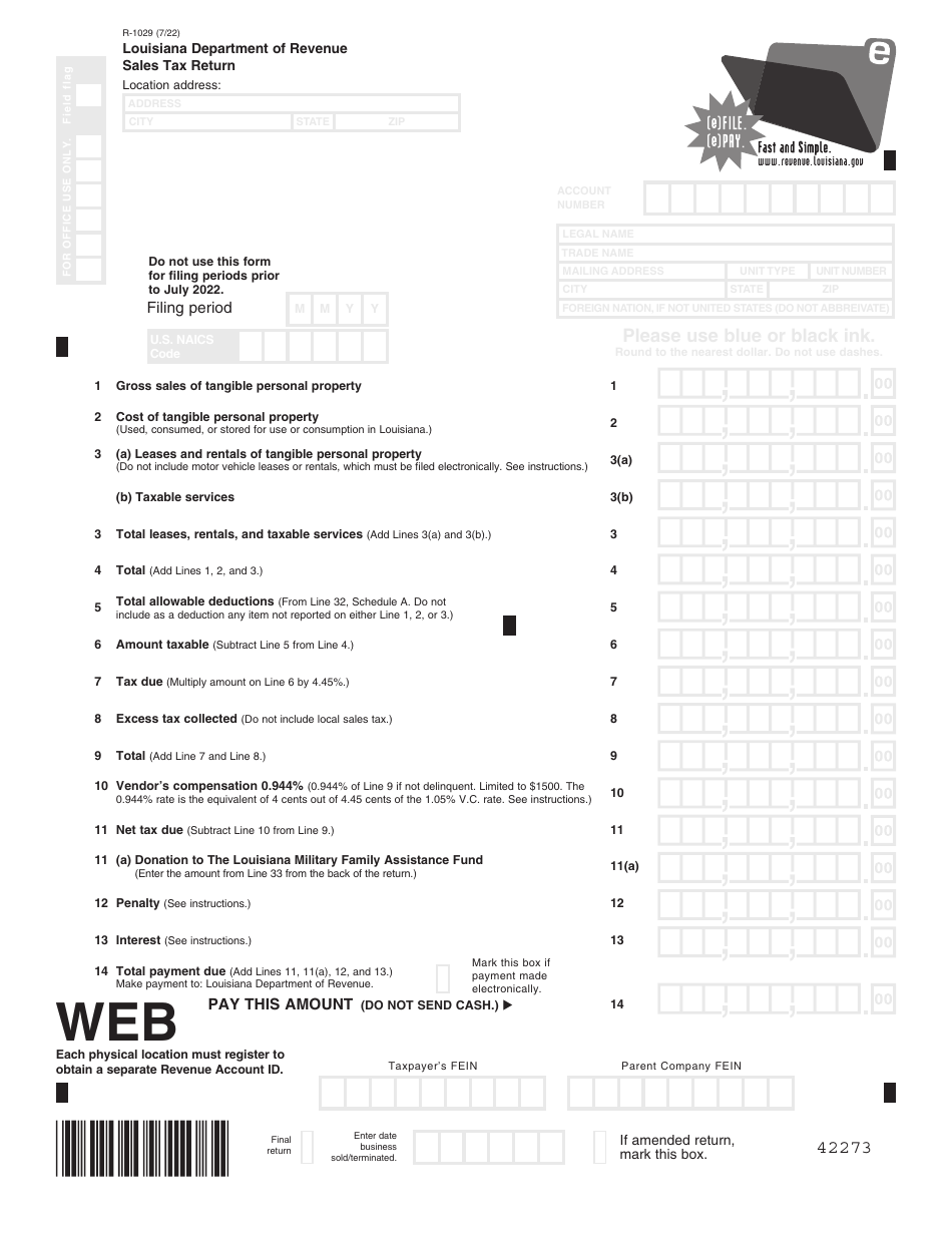 Form R-1029 - Fill Out, Sign Online and Download Fillable PDF ...