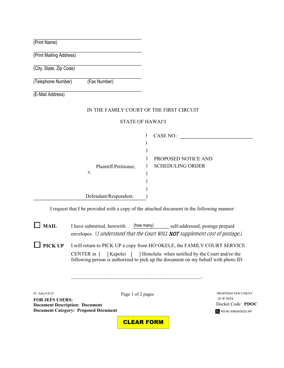 Form 1F-P-3034 - Fill Out, Sign Online and Download Fillable PDF ...