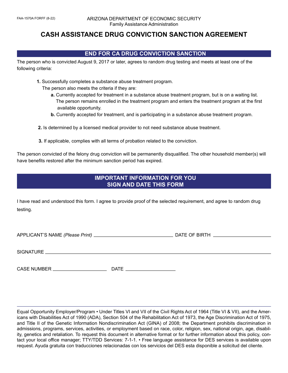 Form FAA-1570A - Fill Out, Sign Online and Download Fillable PDF ...