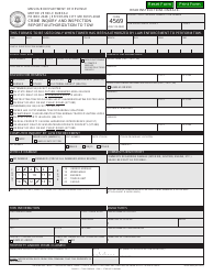 Form 4569 Download Fillable PDF or Fill Online Crime Inquiry and ...