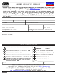 Washington Request Your Own Records - Individual Download Fillable PDF ...