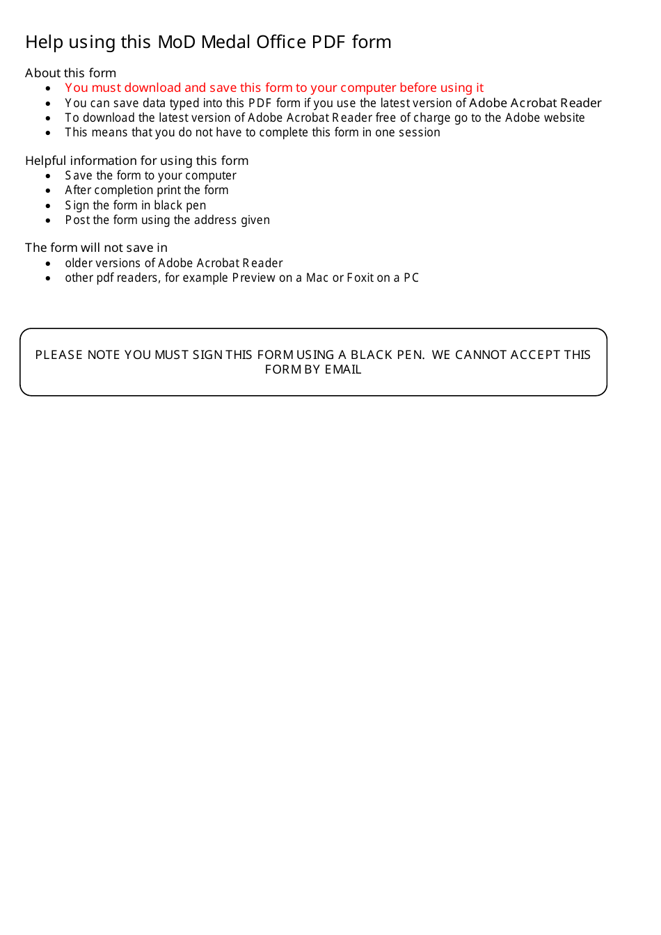 MOD Form DMO0001 - Fill Out, Sign Online and Download Fillable PDF ...