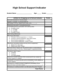 Oklahoma High School Support Indicator - Fill Out, Sign Online and ...