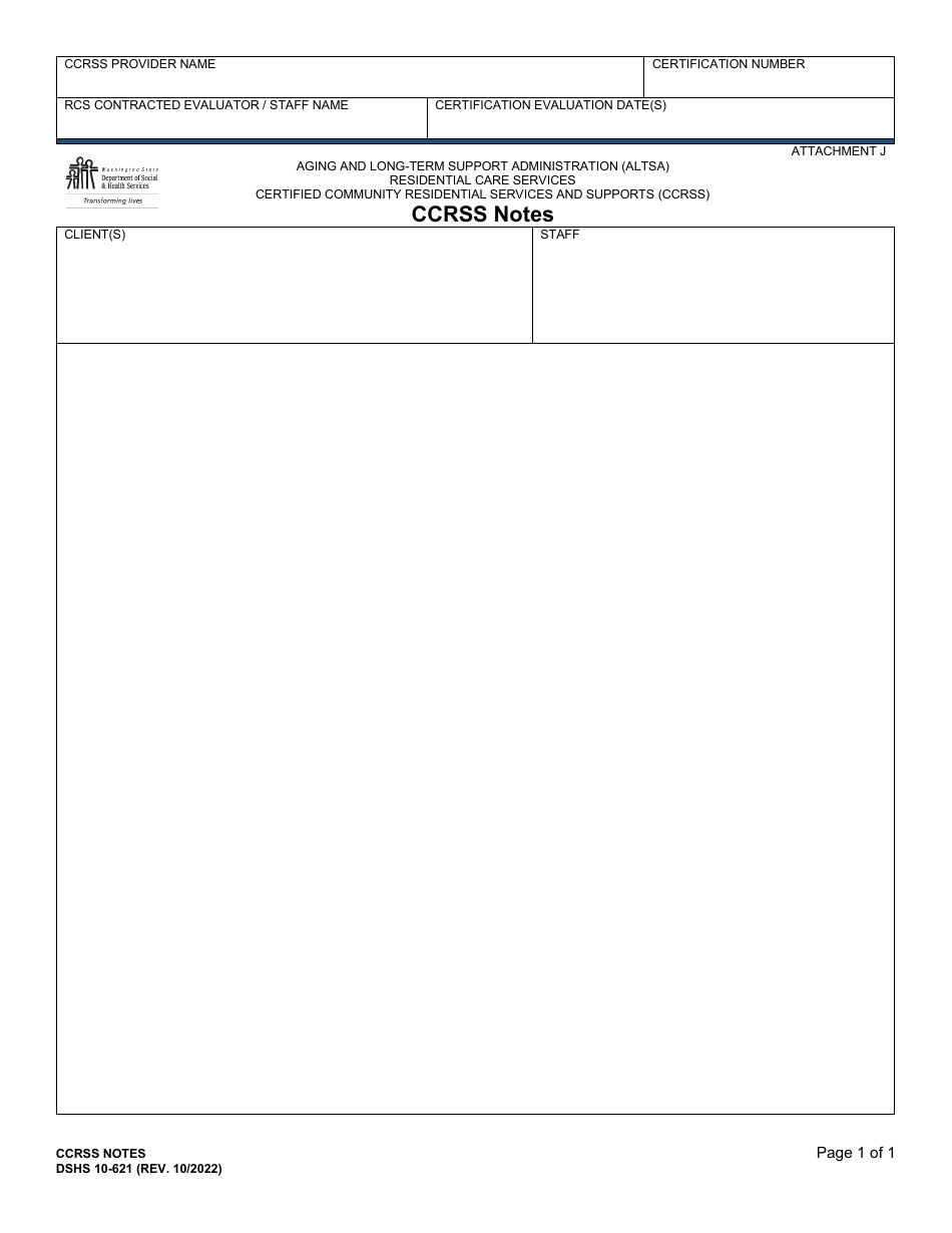 DSHS Form 10-621 Attachment J - Fill Out, Sign Online and Download ... DSHS Form 10-621 Attachment J - Fill Out, Sign Online and Download ...