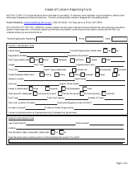 Mississippi Vessel of Concern Reporting Form - Fill Out, Sign Online ...
