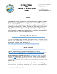 Download Instructions for Form Beta v2 Turbidity Monitoring Form PDF ...