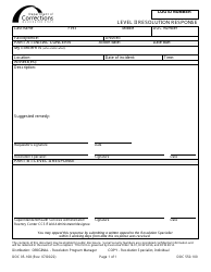 Form DOC05-168 - Fill Out, Sign Online and Download Printable PDF ...