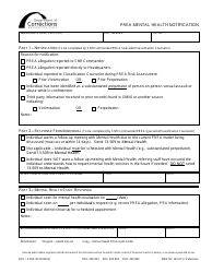 Form DOC13-509 Download Printable PDF or Fill Online Prea Mental Health ...