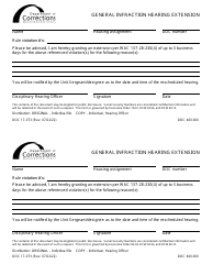 Form DOC17-073 - Fill Out, Sign Online and Download Printable PDF ...