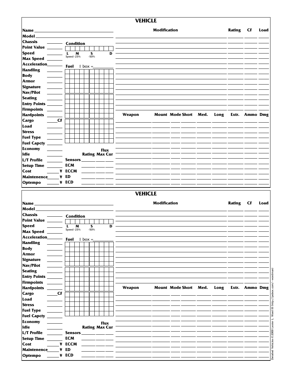 Shadowrun 3.1 Character Sheets Download Printable PDF | Templateroller