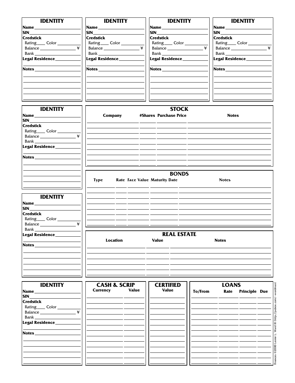 Shadowrun 3.1 Character Sheets Download Printable PDF | Templateroller