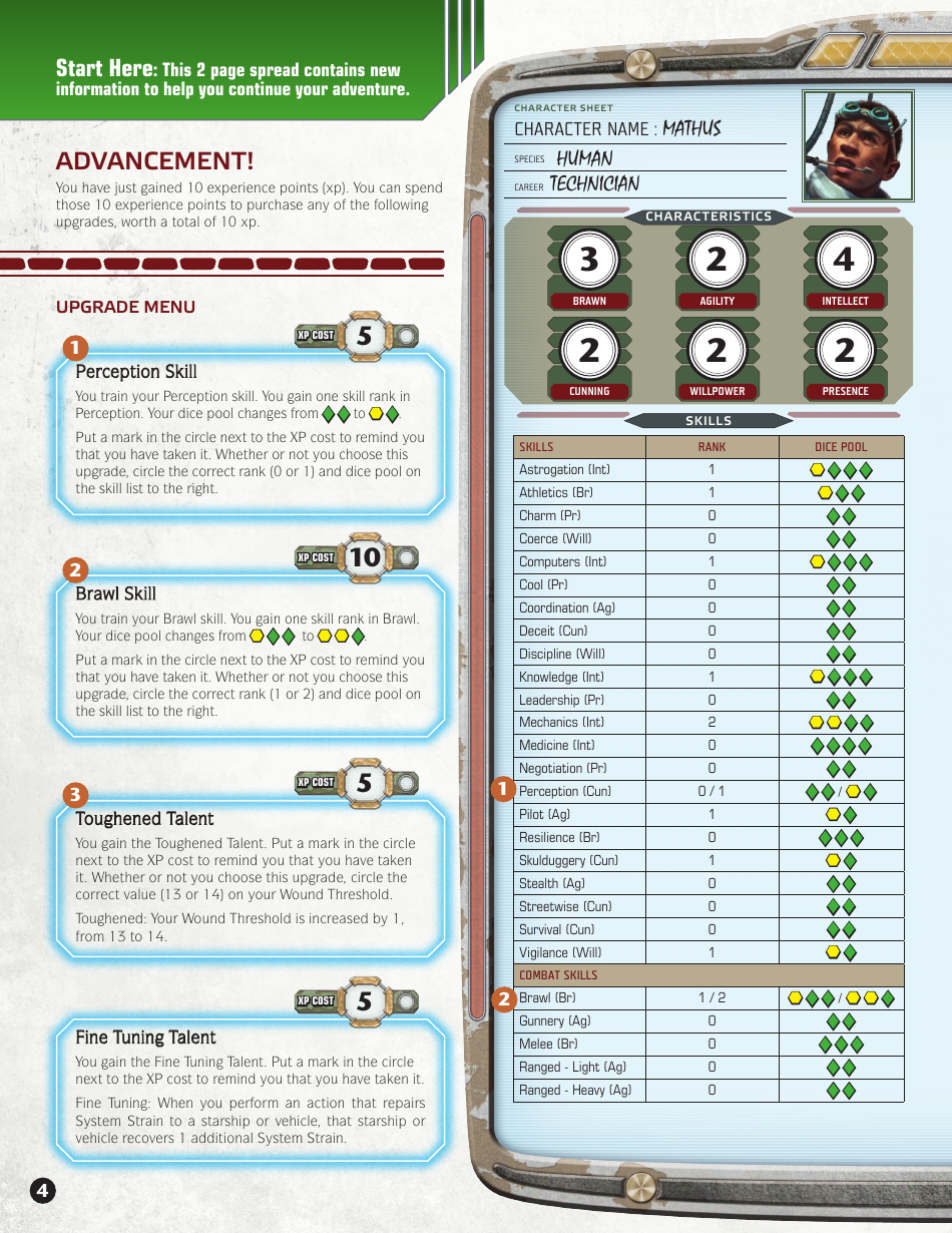 Star Wars Edge of the Empire Technician Mathus Character Sheet Download ... Star Wars Edge of the Empire Technician Mathus Character Sheet Download ...
