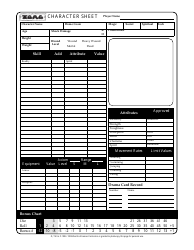 Torg Character Sheet Download Printable PDF | Templateroller