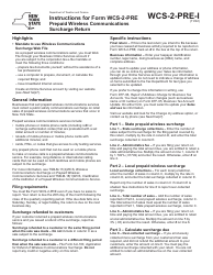 Download Instructions for Form WCS-2-PRE Prepaid Wireless ...